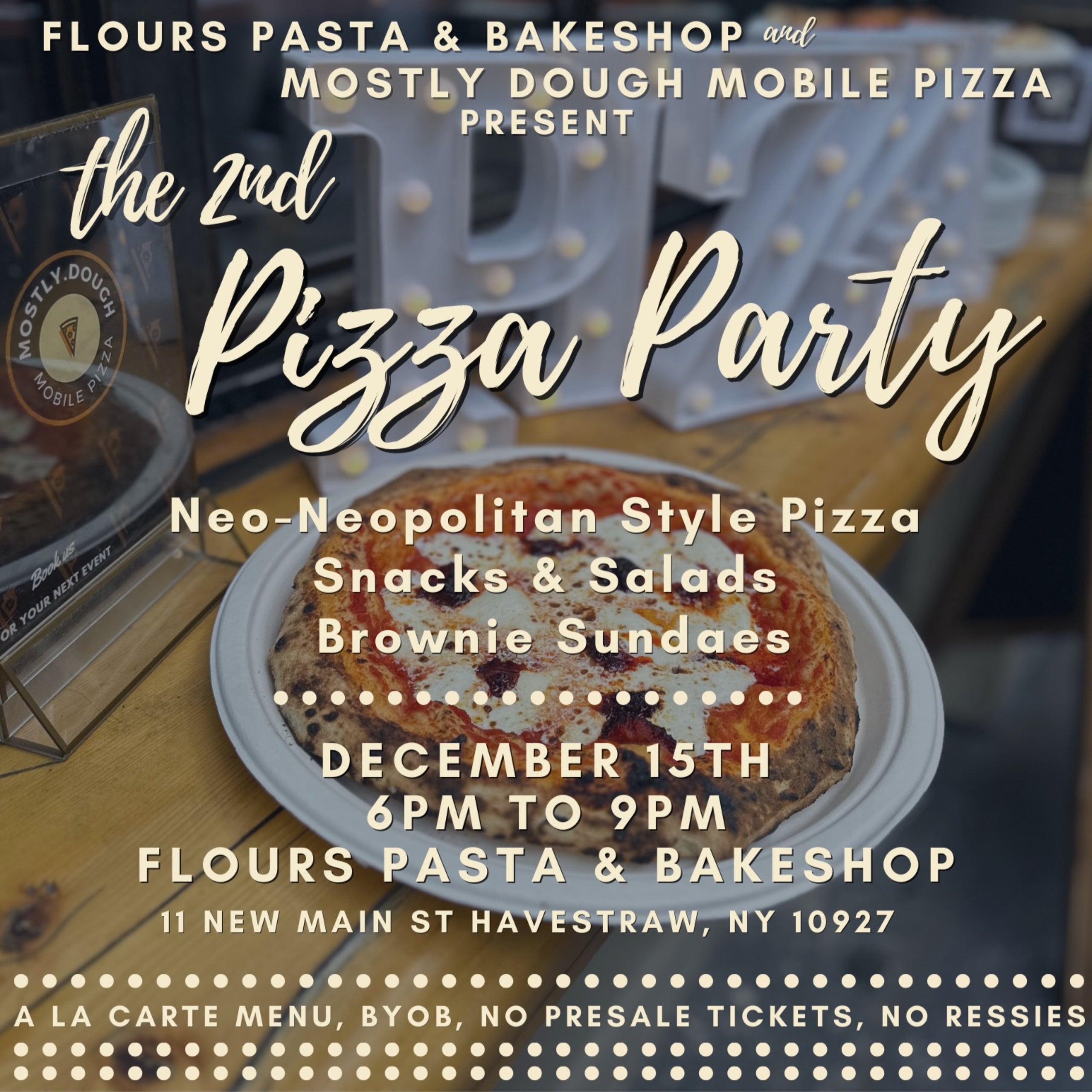 TGIF Pizza Party | Flours Pasta & Bakeshop