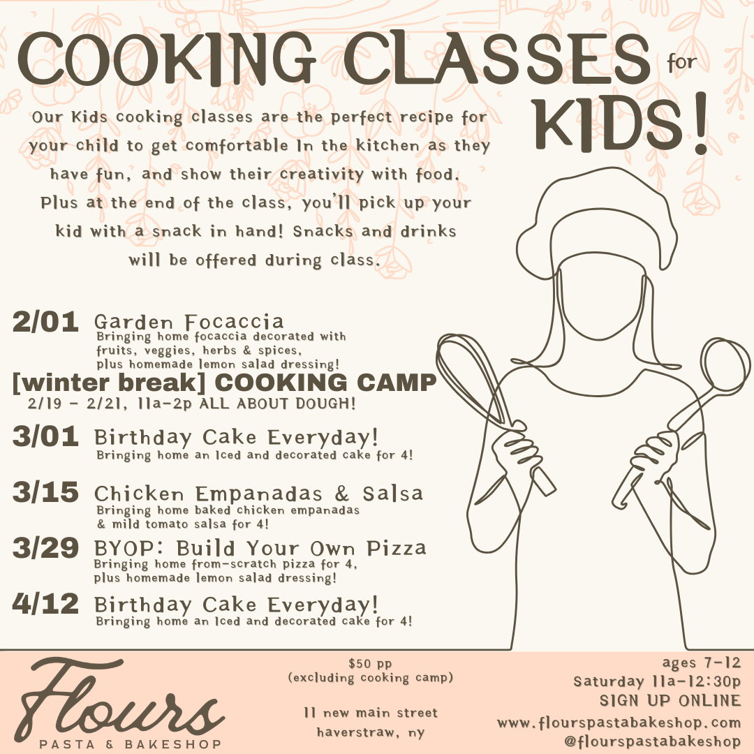 Cooking Class for Kids! | Flours Pasta & Bakeshop